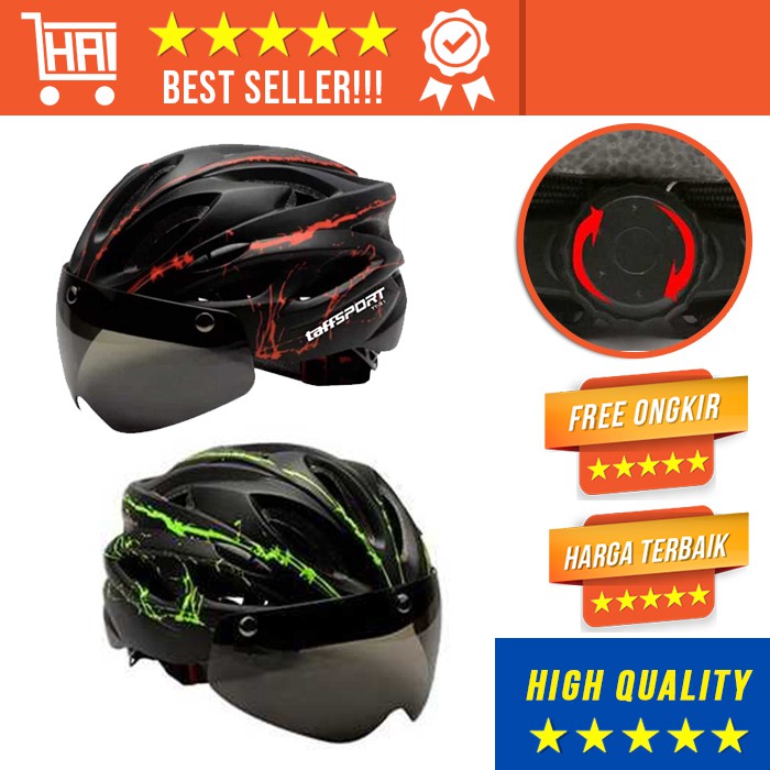 Jual HELM SEPEDA WIND SHIELD AERODINAMIS HELEM SPEDA BALAP DAN MTB ...