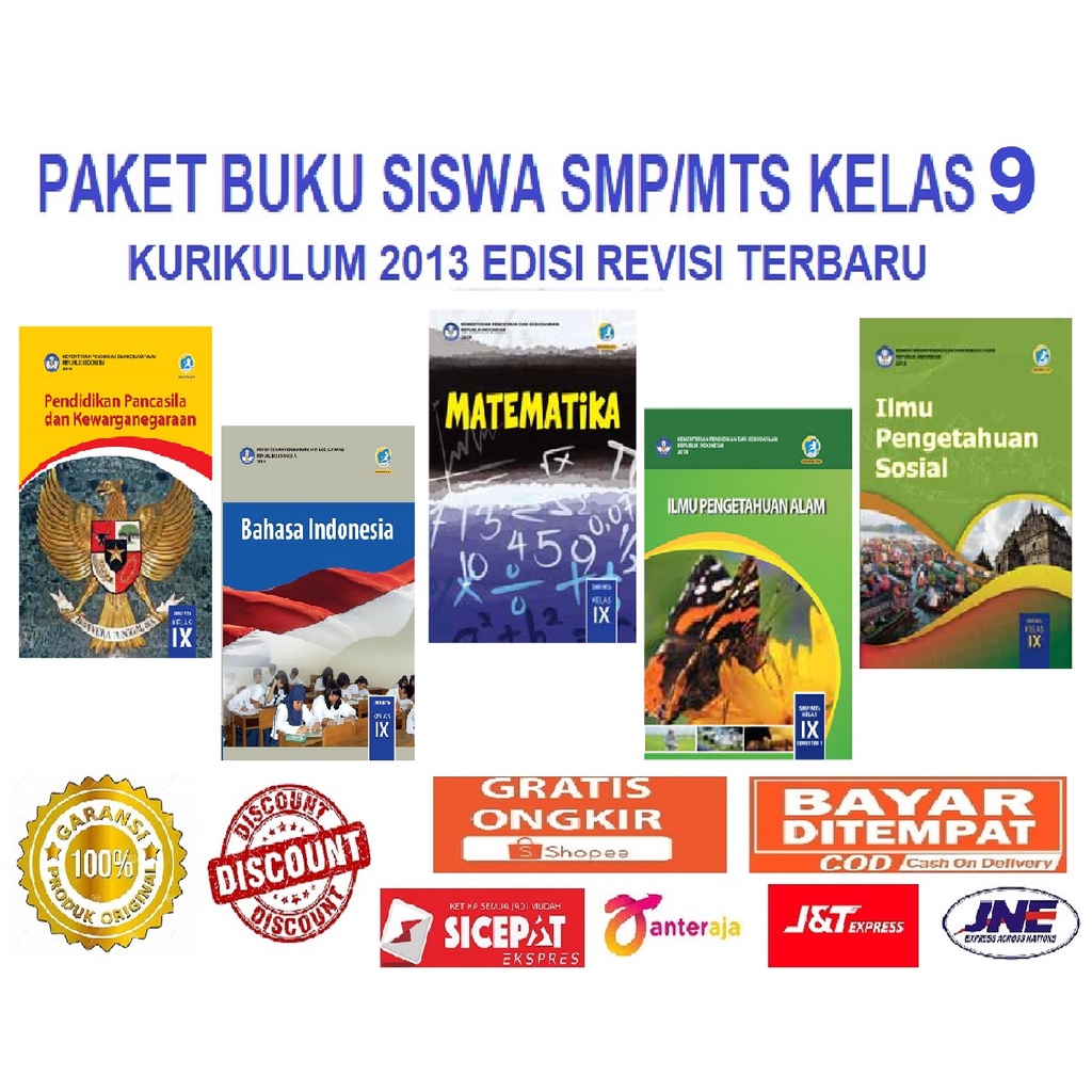 Jual Buku Paket Smp Kelas 9 Kurikulum 2013 Edisi Revisi 2018 ...