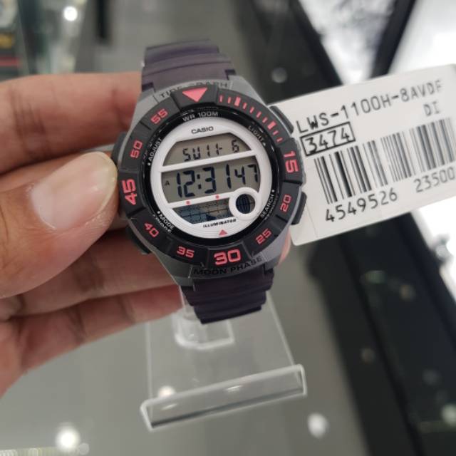 Jual Jam Tangan Casio LWS-1100H-8AVDF Original Garansi Resmi | Shopee ...