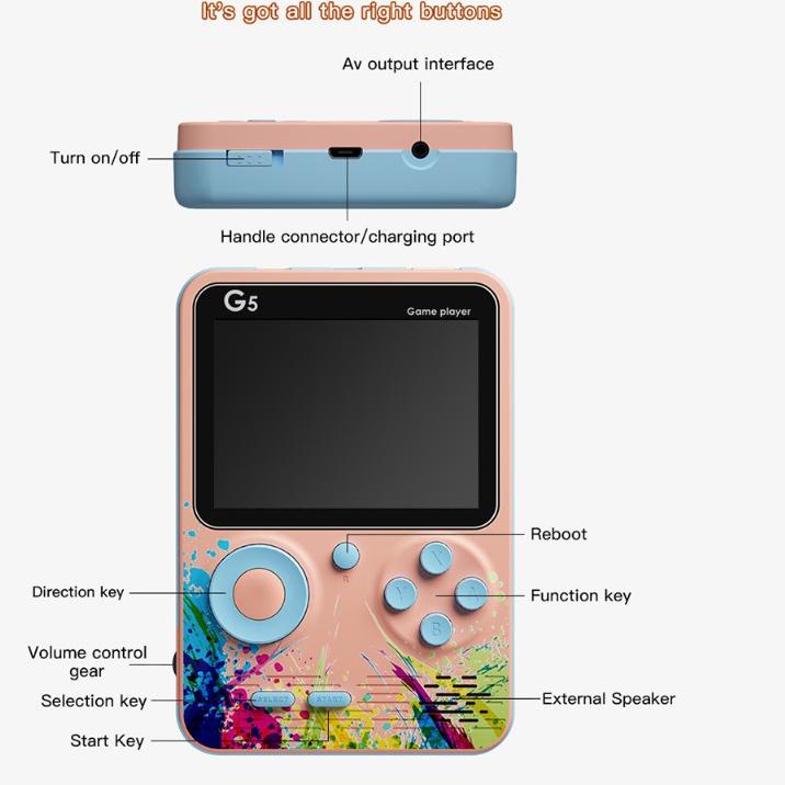 Jual Menarik.. Gameboy Console Portable Game Player Built-in Classic ...