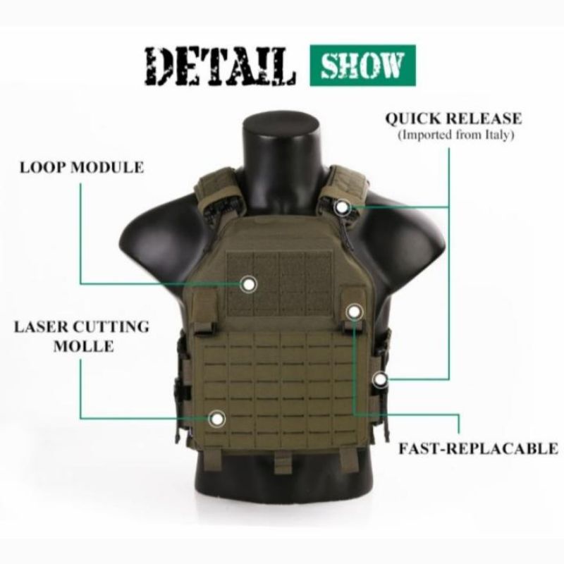 Jual Emerson ivac vest tactical rompi LVAC with rapid open connector ...