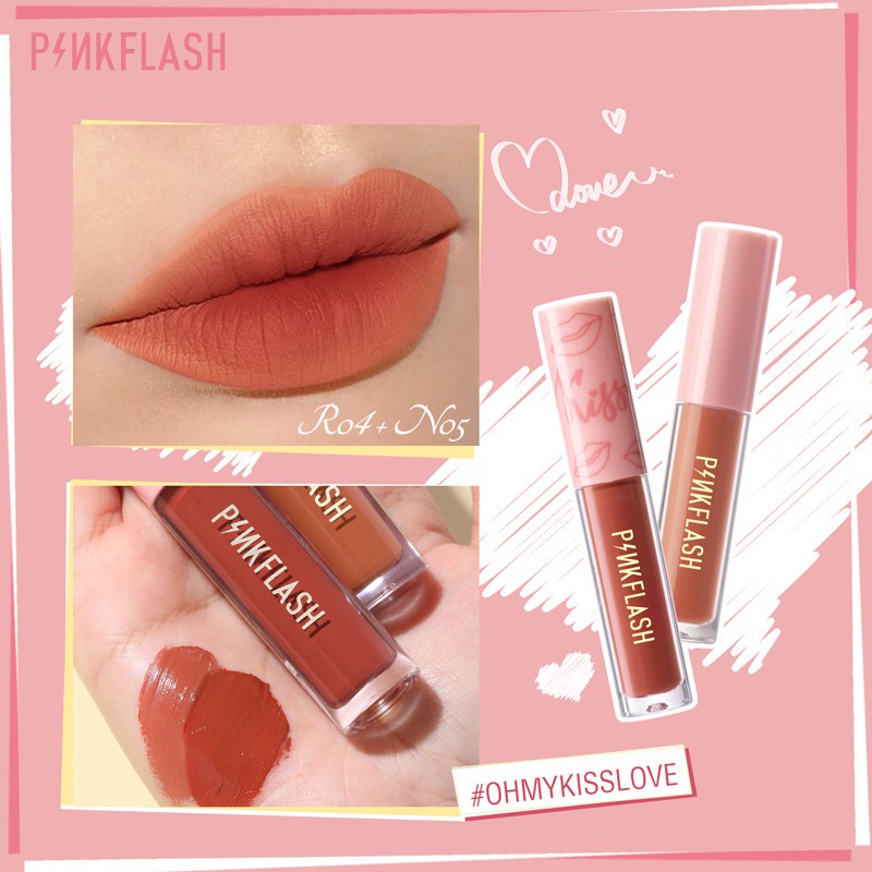 Jual PINKFLASH Long Lasting Matte Lip Cream PF-L01 | Shopee Indonesia