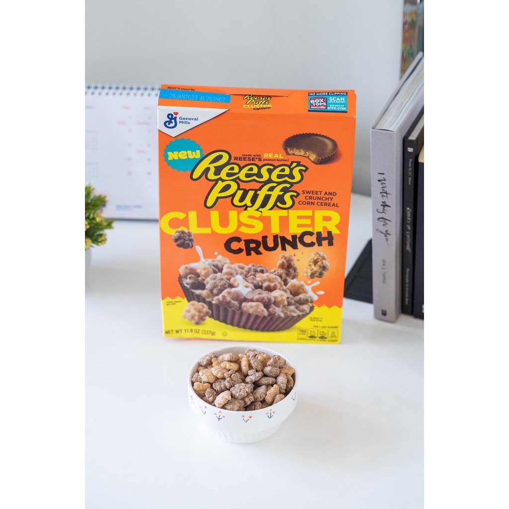 Jual General Mills Reese's Puffs Cluster Crunch Cereal Import Repack ...