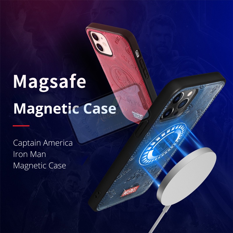 Jual Original Marvel Magsafe Case Iphone 14 Pro Max Luxury Leather ...