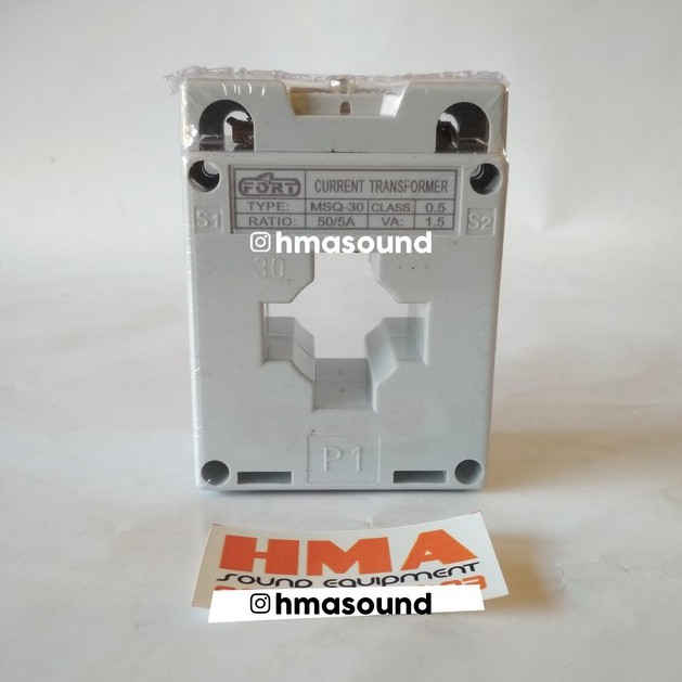 Jual Current Transformer CT Amper Ampere 50A/5 Fort MSQ-30 | Shopee ...