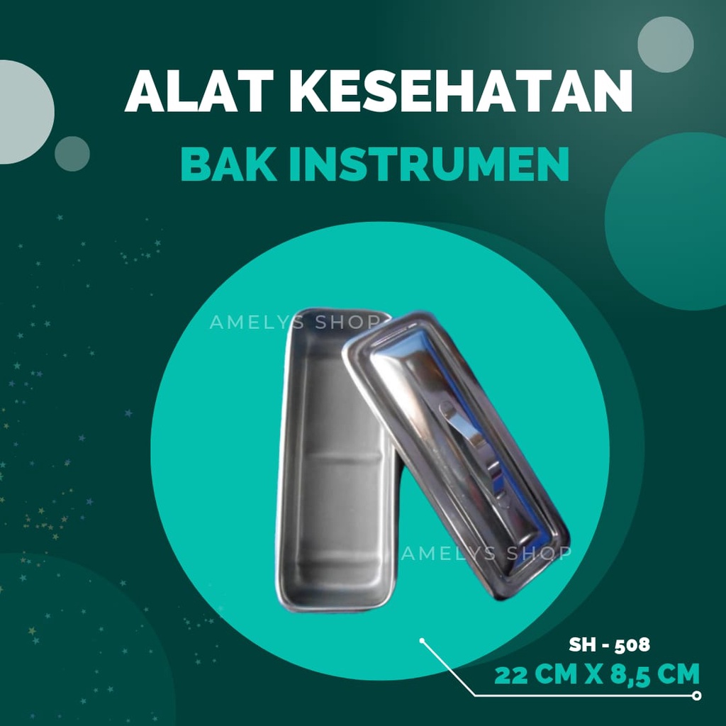 Jual Bak Instrumen Medis SH-508 22cm x 8,5cm | Shopee Indonesia