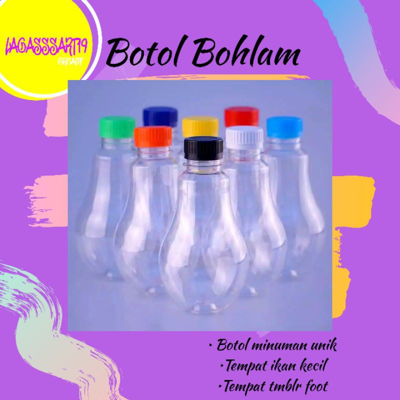 Jual Botol Unik Bohlam 350ml • botol minuman | Shopee Indonesia