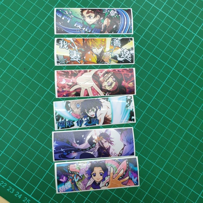 Jual Sticker Anime - Set - Slap - Demon Slayer 6pcs | Shopee Indonesia