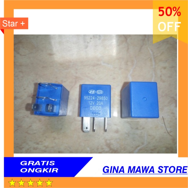 Jual micro Relay Deco biru or Omron hijau 20A 4pin proton exora cps cfe ...