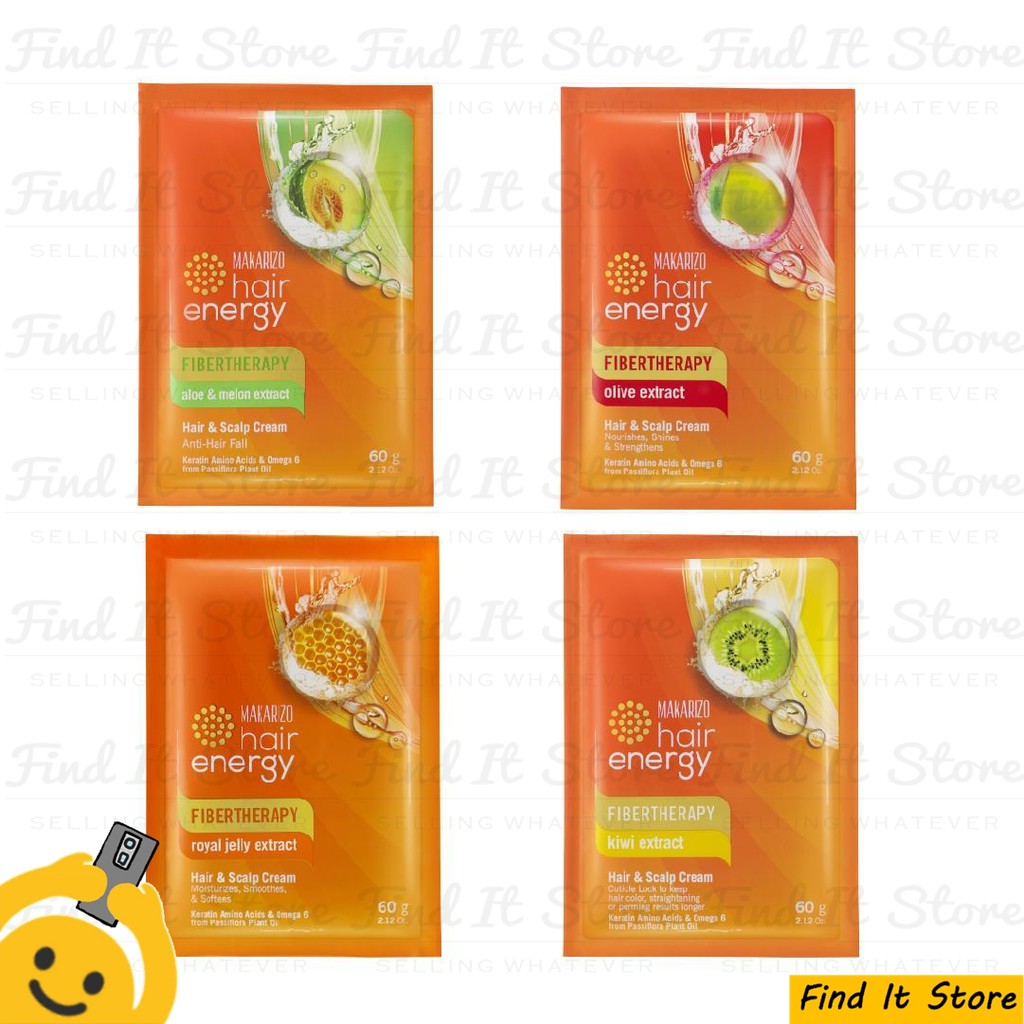 Jual Makarizo Hair Energy Hair & Scalp Creambath Fibertherapy 60gr ...