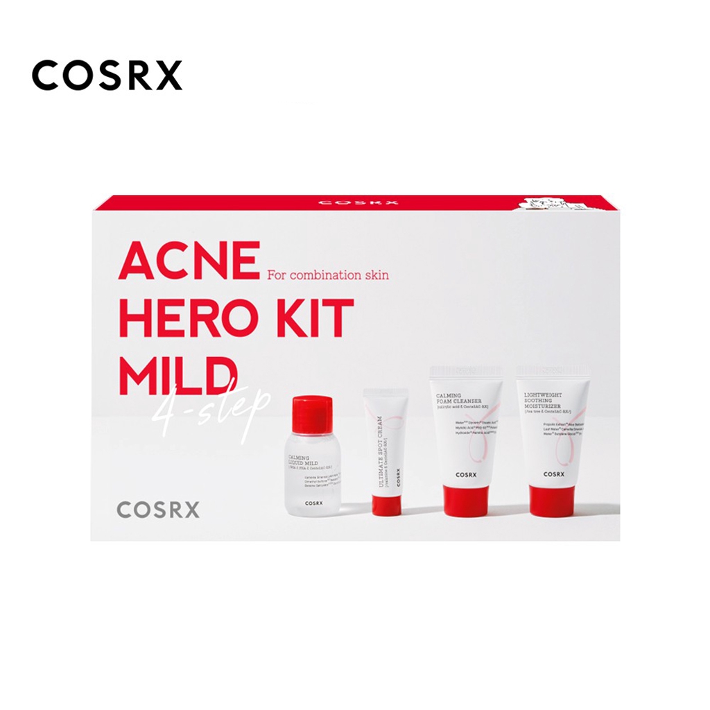Jual COSRX Acne Hero Kit Mild 4-steps (for Combination Skin) | AC ...