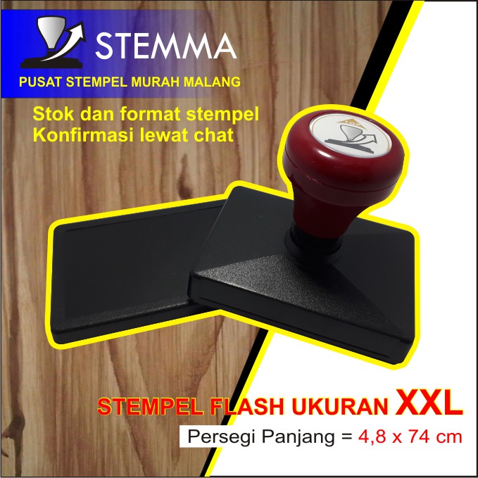 Jual STEMPEL FLASH UKURAN XXL | Shopee Indonesia