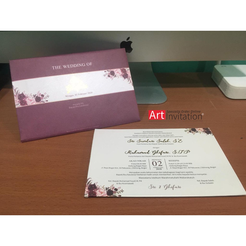 Jual Undangan Pernikahan Hard Cover Landscape | Shopee Indonesia