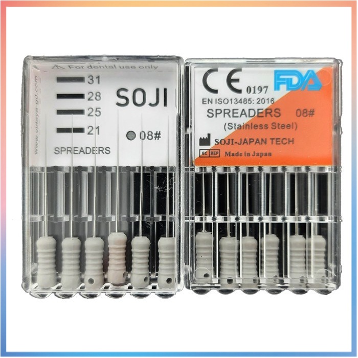Jual Dental Jarum Endo Spreaders Stainless Steel SS UKURAN #08 - 25 mm ...