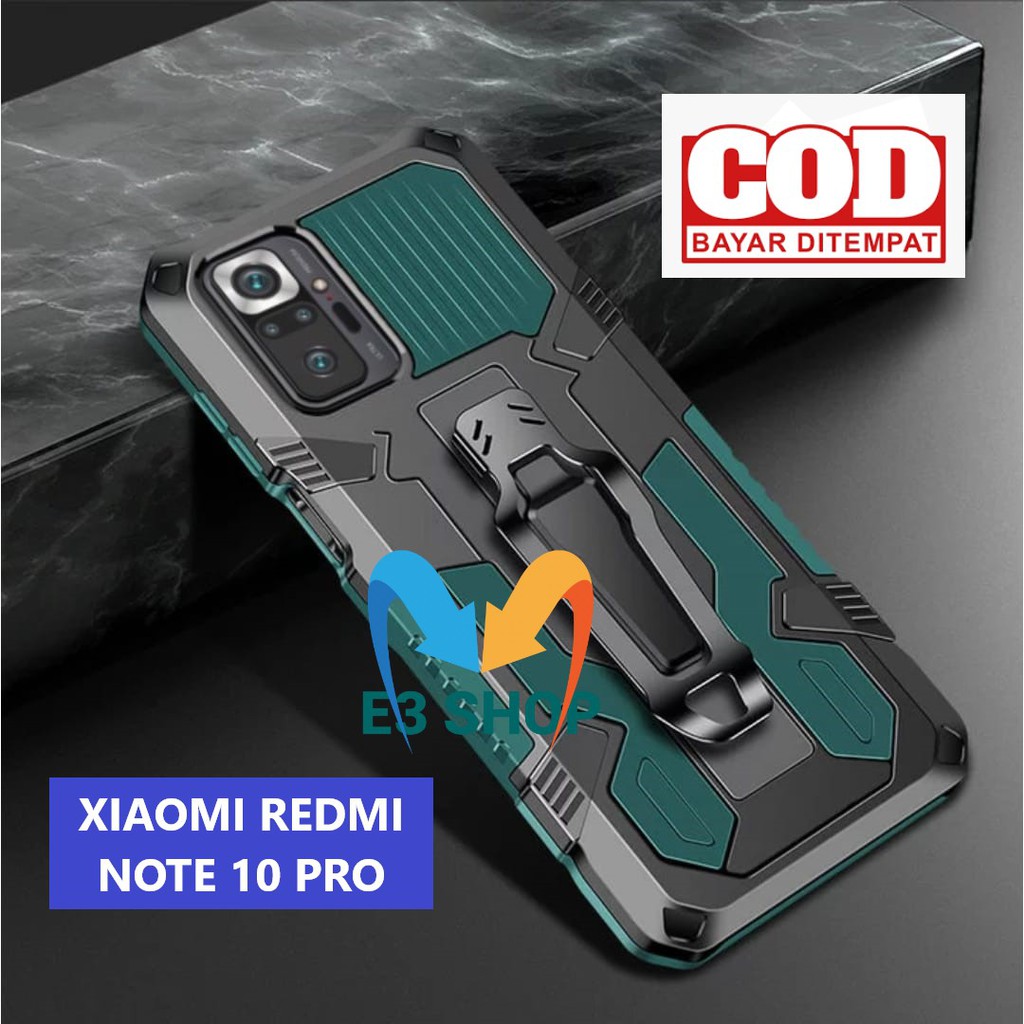 Jual CASE HP XIAOMI REDMI NOTE 10 PRO CASING STANDING BACK KLIP HARD ...