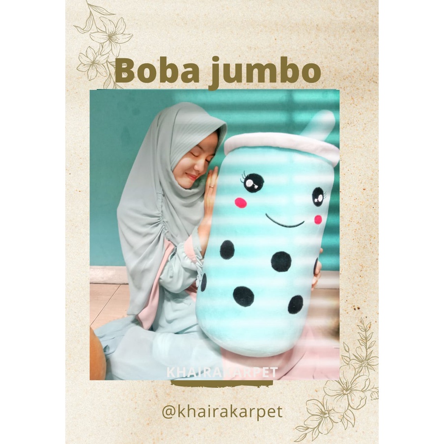 Jual Boneka boba JUMBO LED / Boneka Boba Bubble Milk Tea Brown Sugar ...