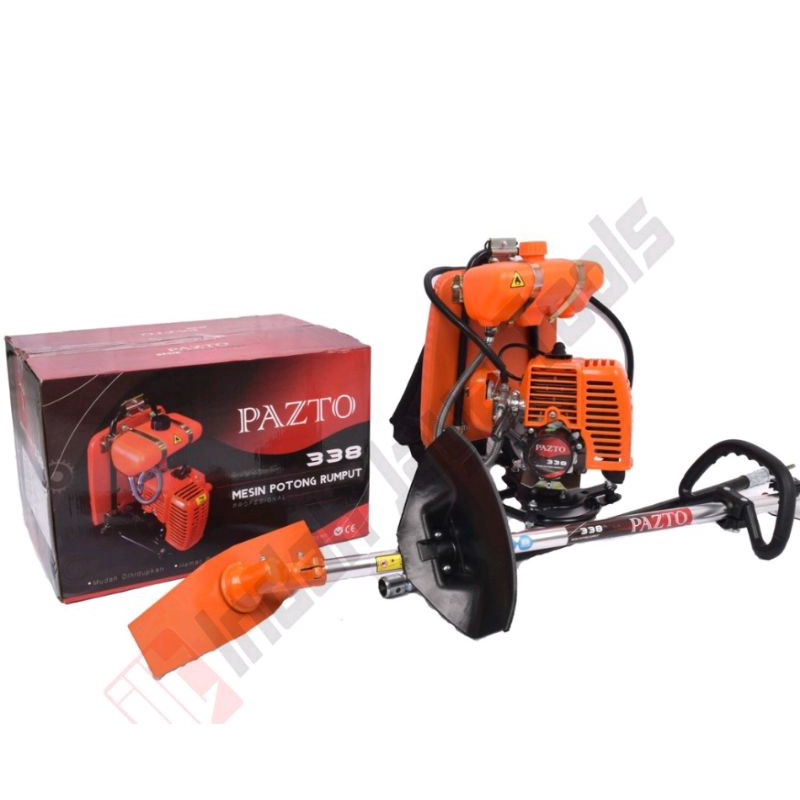 Jual PAZTO 338 Mesin Potong Rumput 2 Tak Bensin Campur - Brush Cutter ...