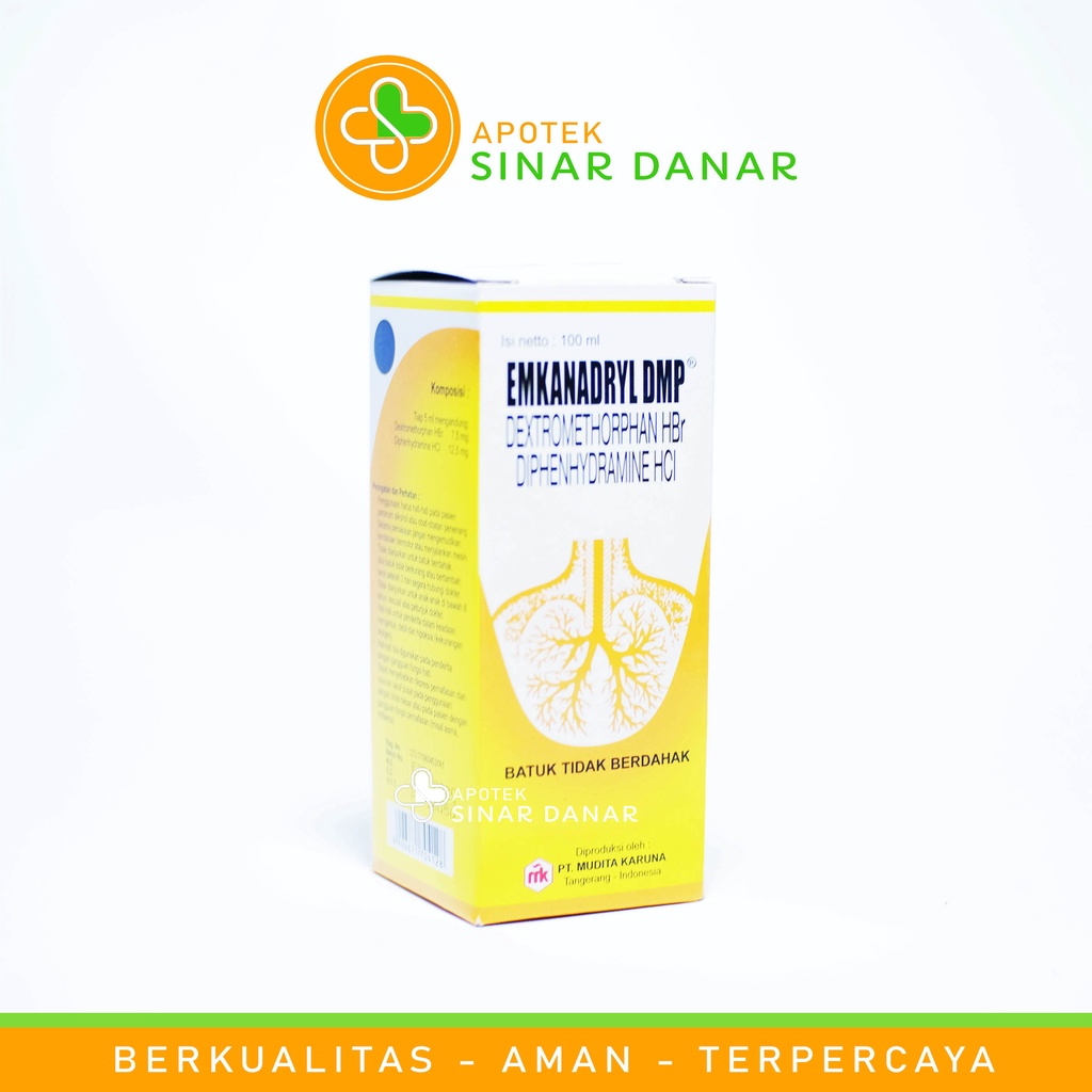 Jual EMKANADRYL DMP SIRUP 100 ML | Shopee Indonesia