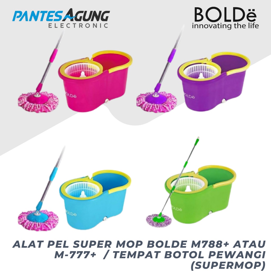 Jual Bolde Super Mop Alat Pel Lantai M-788+ / M-777+ / UNICORN | Shopee ...
