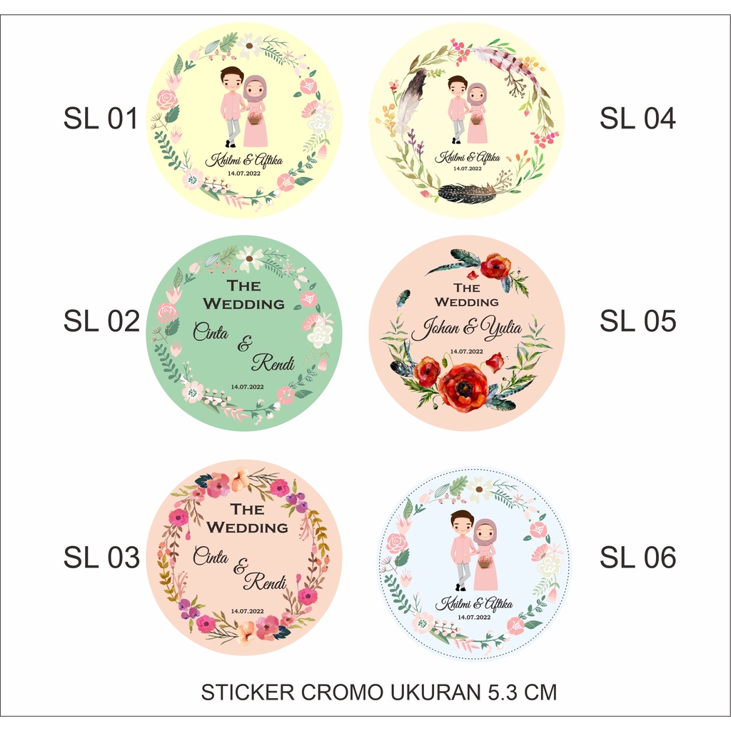 Jual STICKER LABEL WEDDING - UCAPAN TERIMA KASIH - SOUVENIR | Shopee ...
