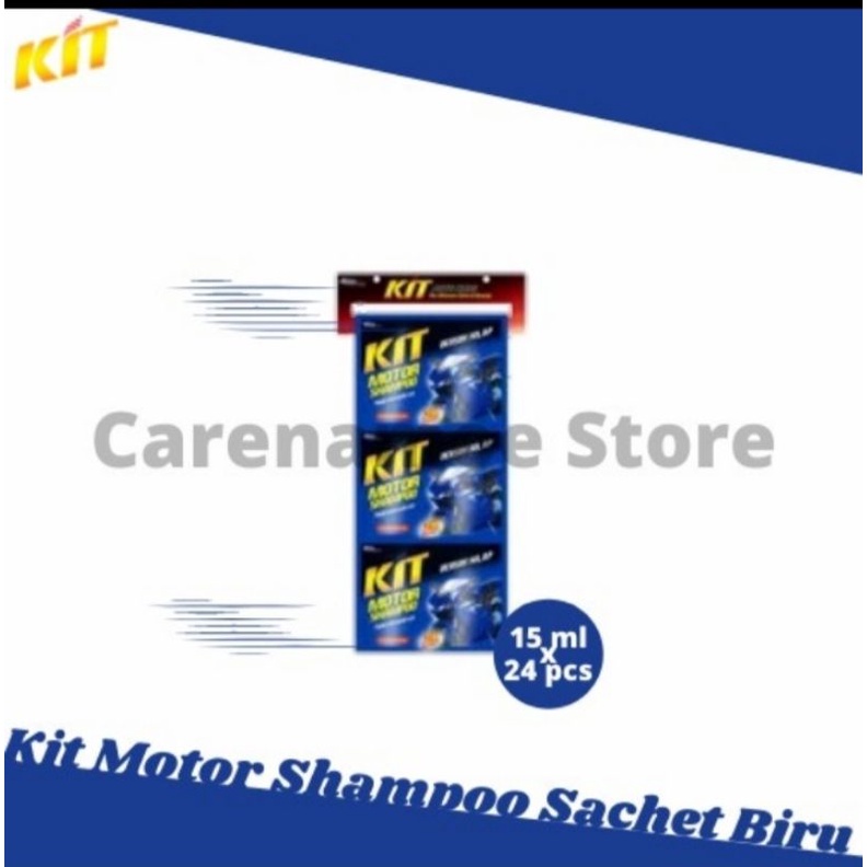 Jual Kit Motor Shampo Sachet Biru 15ml×24pcs | Shopee Indonesia