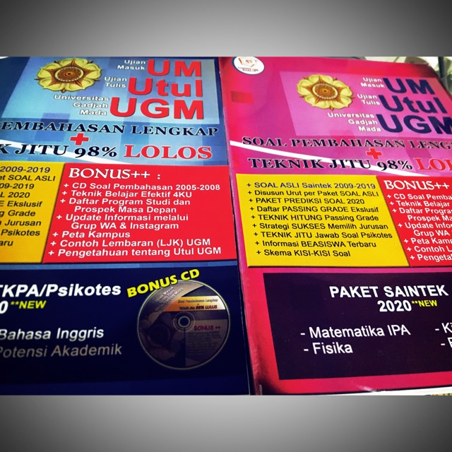 Jual BUKU UTUL UGM KAMPUNG SOAL + BUKU PILIHAN TPS/TKA UTBK | Shopee Indonesia