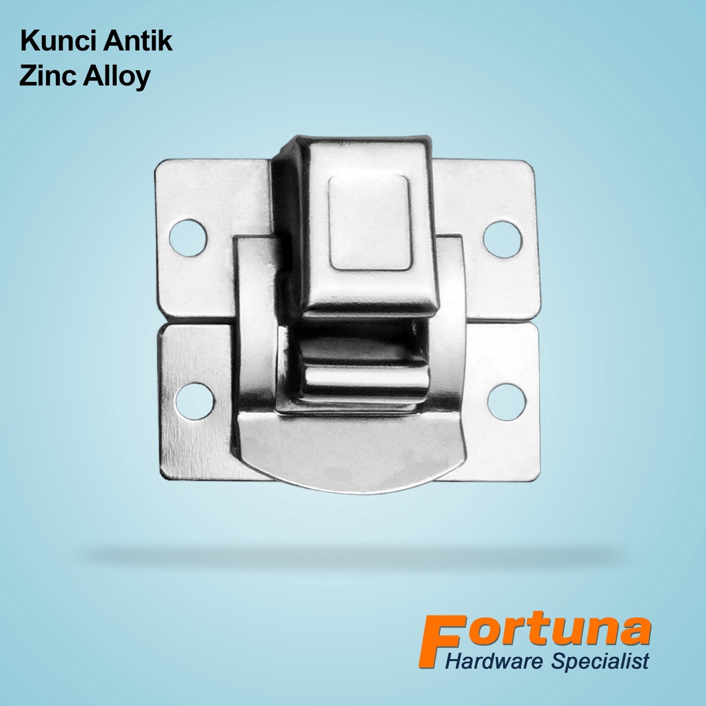 Jual FORTUNA Kunci Pengait Kotak Box Peti Kayu Antik Model Flat - 30MM ...