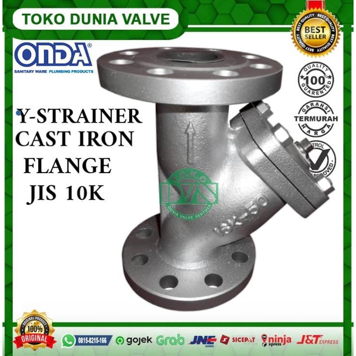 Jual ONDA Y STRAINER VALVE 6 IN DN150 JIS10K CAST IRON | Shopee Indonesia