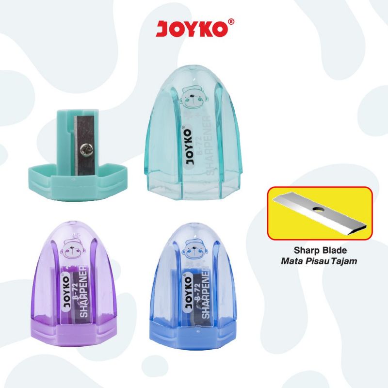 Jual Sharpener / Rautan / Serutan Joyko B-72 / (1pak/24pcs) | Shopee ...