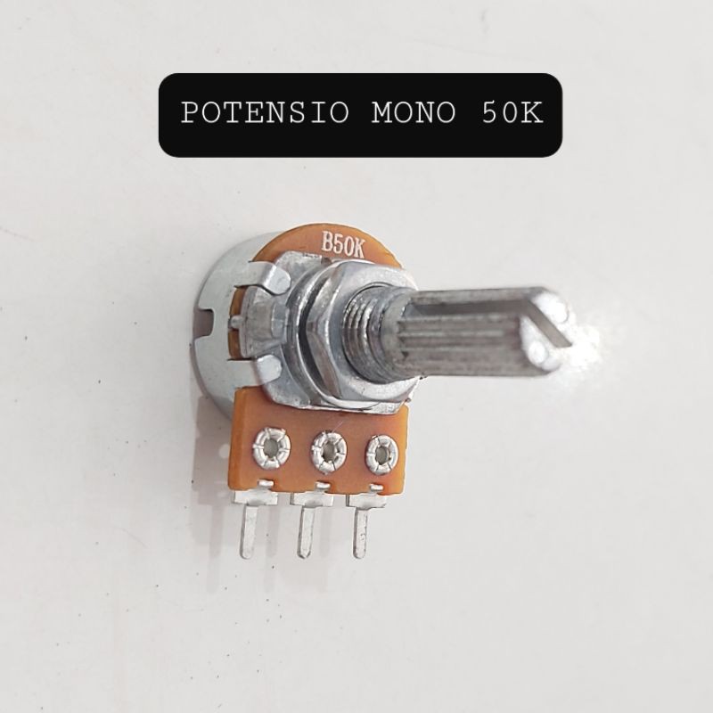 Jual Potensio MONO 50K Potensiometer Linear 50 K B50K | Shopee Indonesia