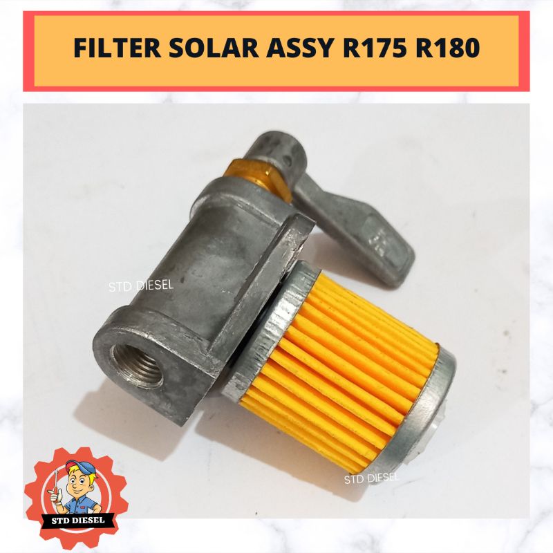 Jual FUEL COCK FOS ASSY FILTER SOLAR KOMPLIT R175 R180 7 8 HP PK DIESEL ...