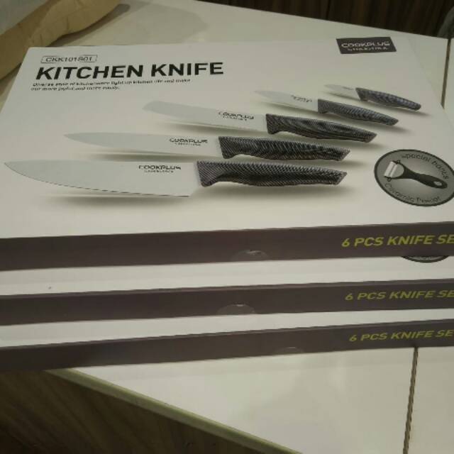 Jual Kitchen Knife Cookplus Lock n Lock set (6pcs) | Shopee Indonesia