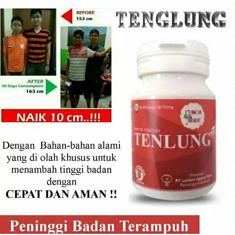 Jual Peninggi badan terbaik Tenlung Original - Super Grow up Suplemen ...