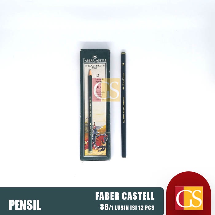 Jual PENSIL 3B FABER CASTELL ASLI (1pcs) | Shopee Indonesia