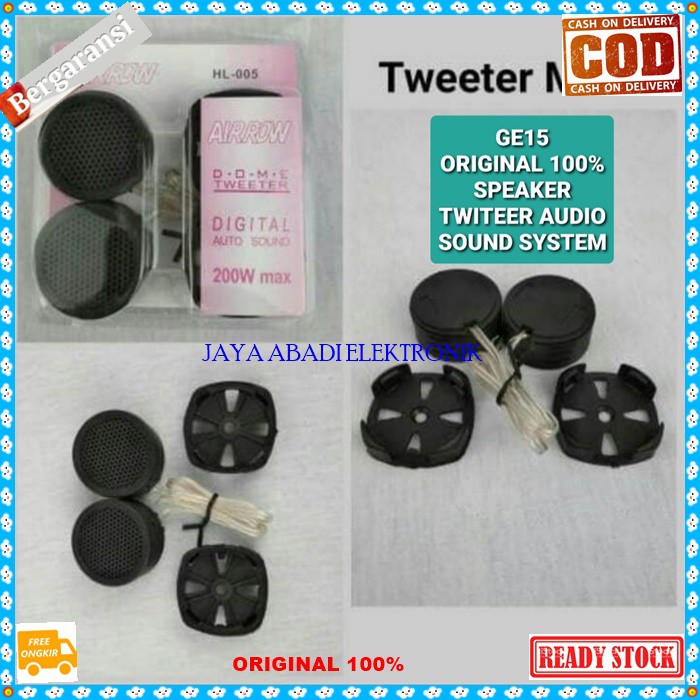Jual G15 ORIGINAL Speaker mini twiter sound sistem tweeter surround piezo super pasif twitter ...