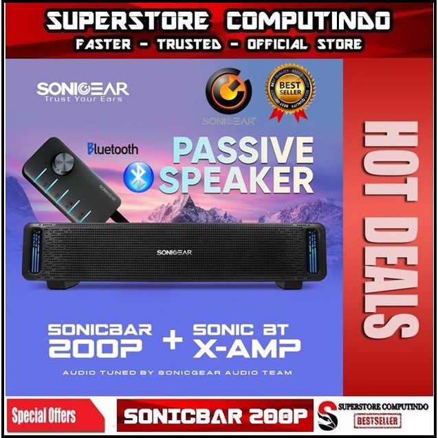 Jual Sonicgear 200P Powerful Soundbar Sonicbar With Brilliant Light ...