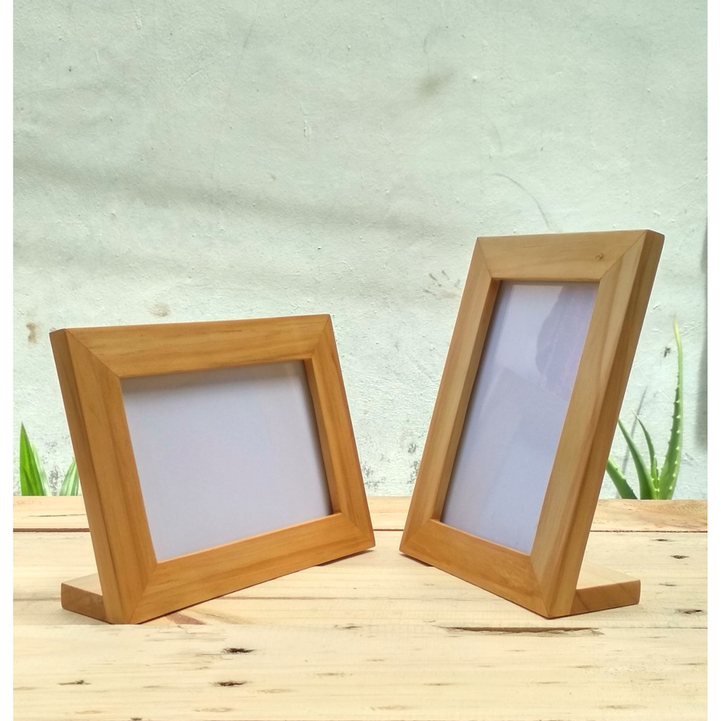 Jual BINGKAI FOTO 4R KAYU ( MEJA ) | Shopee Indonesia