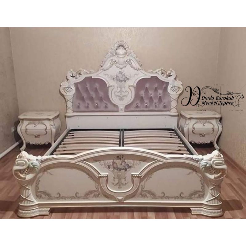 Jual DIVAN TEMPAT TIDUR LUXURY BOMBAY EROPA CUSTOM MODERN, CAT DUCO ...