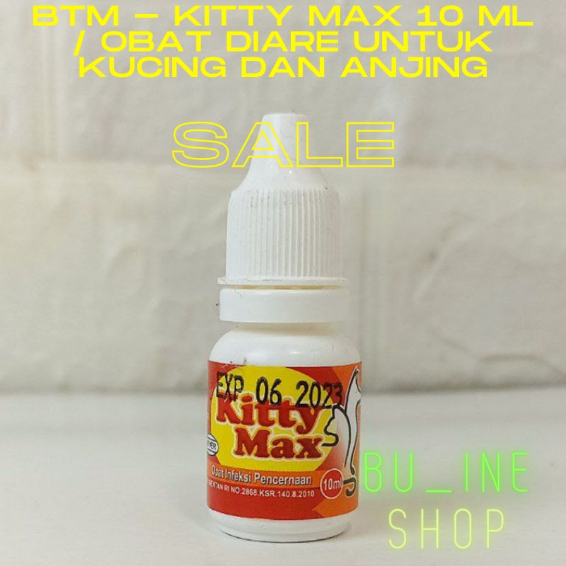 Jual BTM - Kitty MAX 10 ml / Obat Diare Untuk Binatang Peliharaan ...