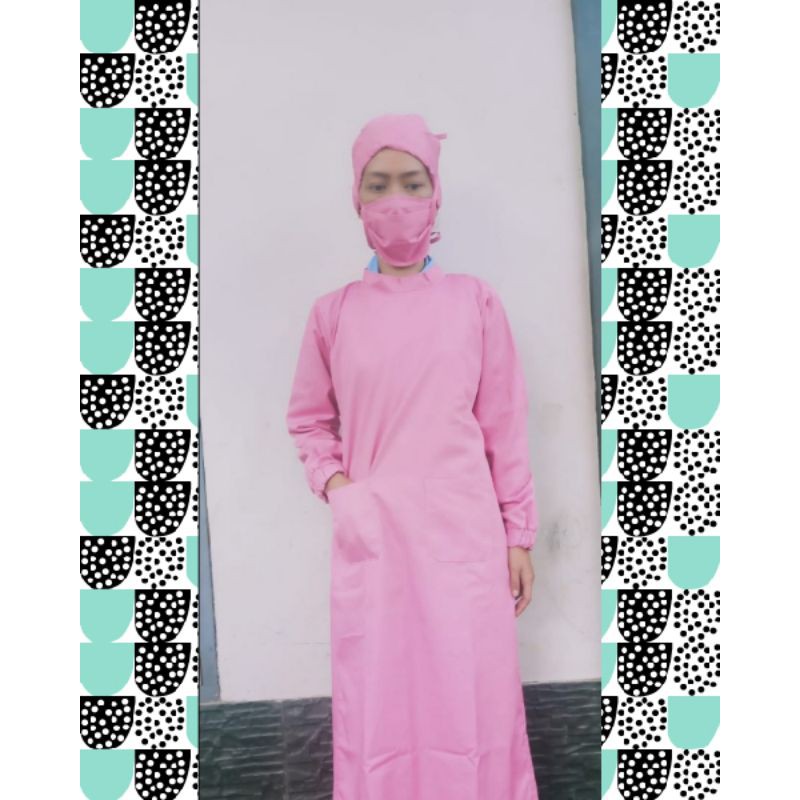 Jual Baju apd jubah gown/jas Laboratorium | Shopee Indonesia