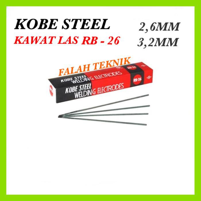Jual Kawat las RB-26 2,6 dan 3,2 / Kawat las kobe / Kawat las welding electrodes | Shopee Indonesia