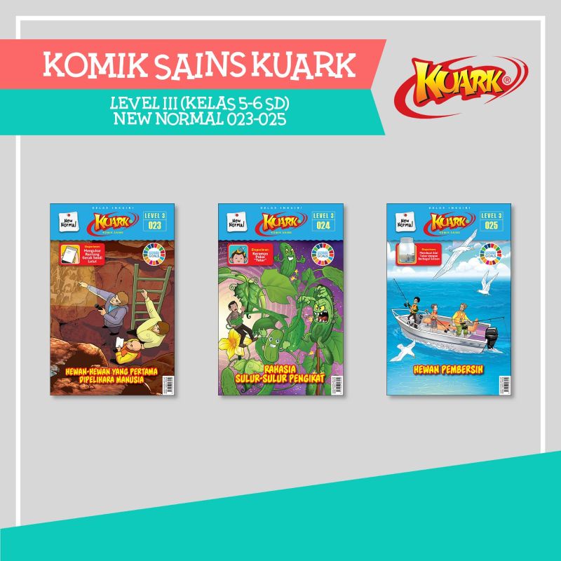 Jual Komik Sains Kuark new normal ed 23,24,25 level 3 kelas 5-6 SD ...