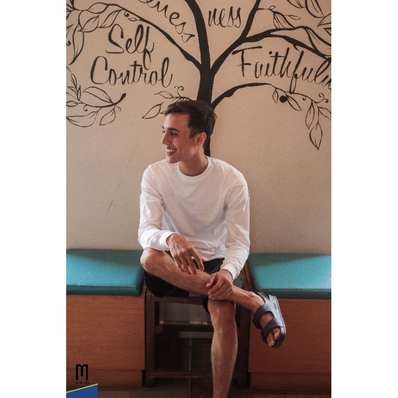 Jual MERCHCONS Longsleeve - WHITE | Shopee Indonesia