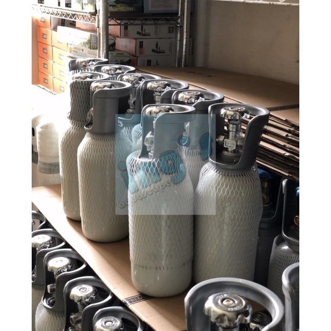 Jual Tabung Co2 Besi 3Kg (0,5m3) Berikut Isi Liquid Food Grade | Shopee ...