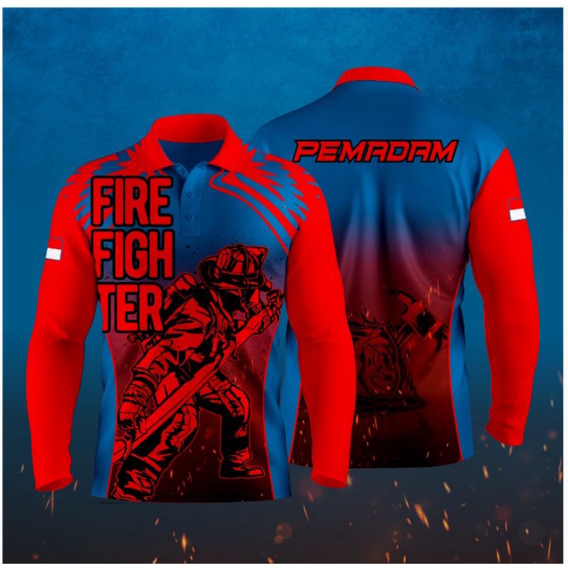 Jual JERSEY DAMKAR | JERSEY DAMKAR SATUAN | JERSEY DAMKAR CUSTOM | BAJU ...