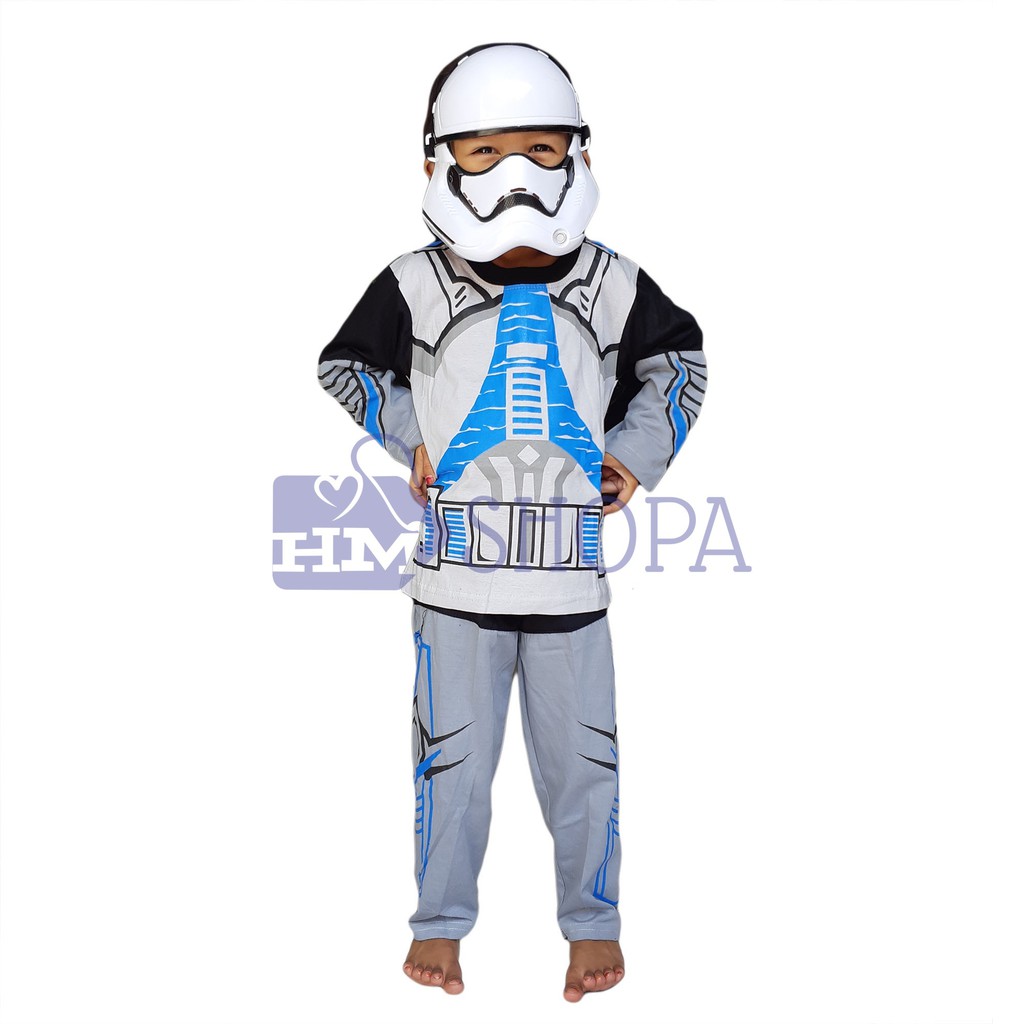 Jual HM Baju Kostum Anak Storm Trooper TOPENG Baju Setelan Anak Storm ...