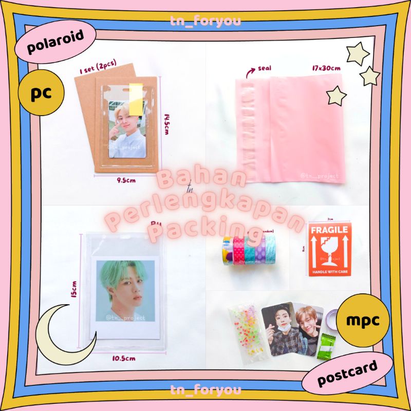 Jual Bahan Perlengkapan Packing Photocard Yellow Board Bubblewrap ...