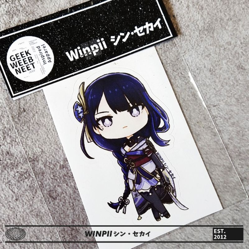 Jual Stiker Raiden Shogun Game Genshin Impact | Shopee Indonesia