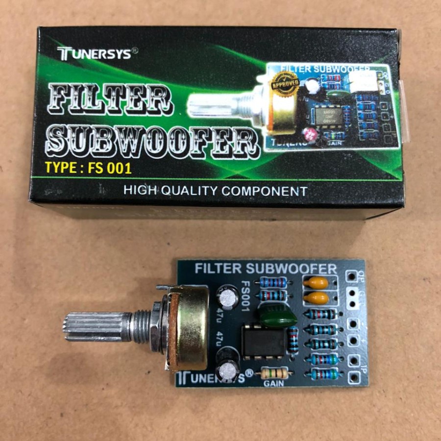 Jual Kit Filter Subwoofer 1 potensio Tunersys | Shopee Indonesia