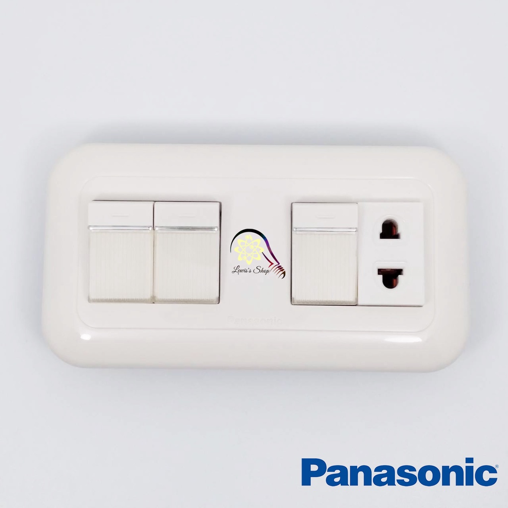 Jual Panasonic Saklar Triple WEHJ5531 Stop Kontak WEJ10919 Wide Series ...